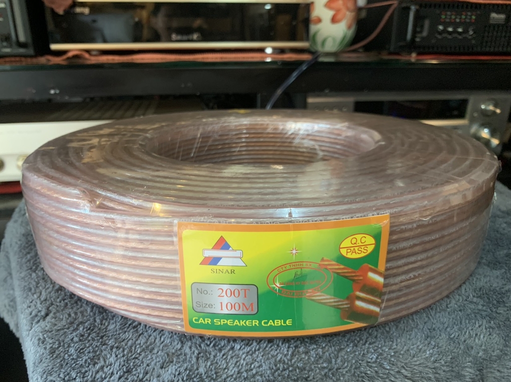 SINAR 300T 18AWG 2 lõi song song, dây loa cao cấp 100M