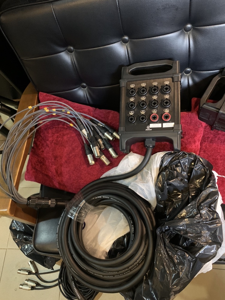 TAD-C120 Stage Box 8in 4out - 10M Jack Combine 2 in 1