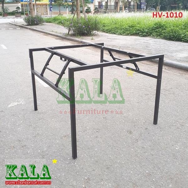 Chân bàn sắt hộp 30x30 HV-1010 | chân bàn sắt gấp gọn dùng văn phòng ...