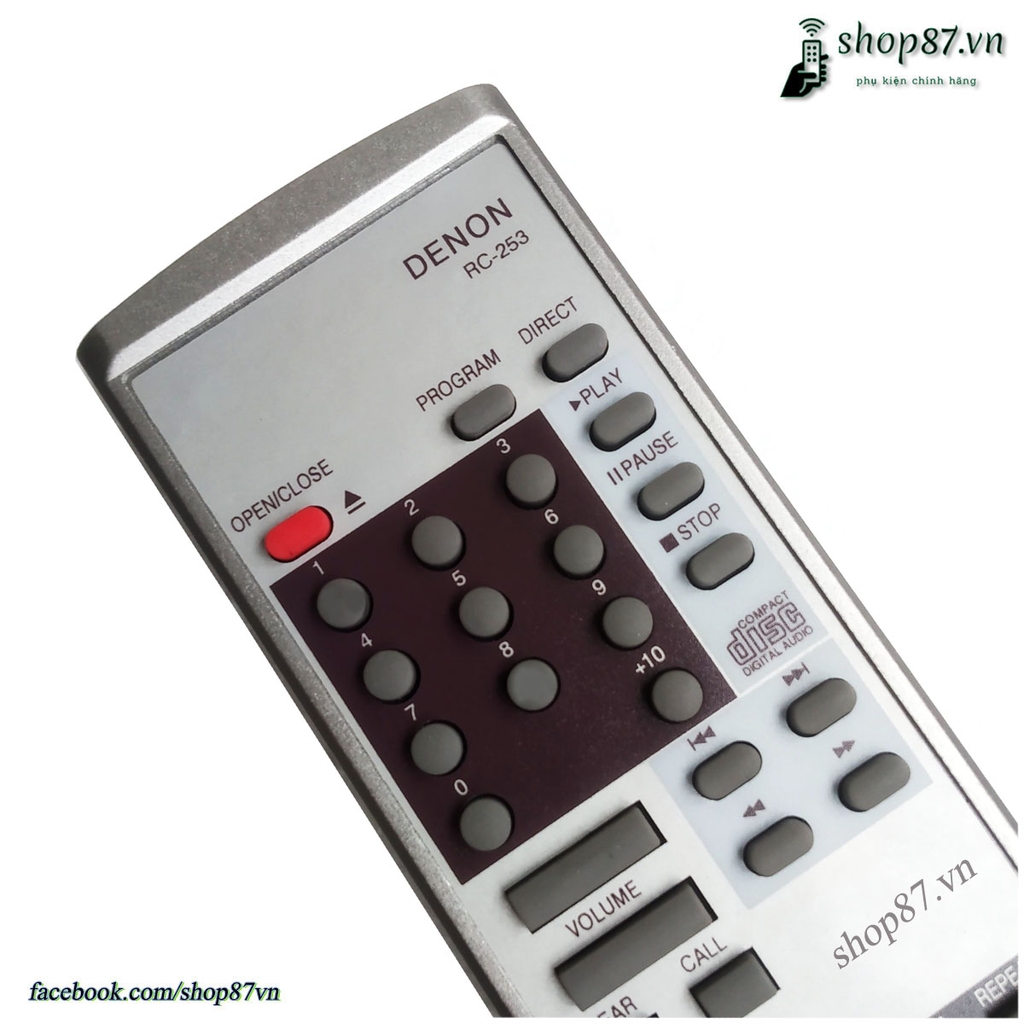 Remote điều khiển đầu Denon DCD CD RC-253 Shop87.vn - Phụ kiện chính hãng