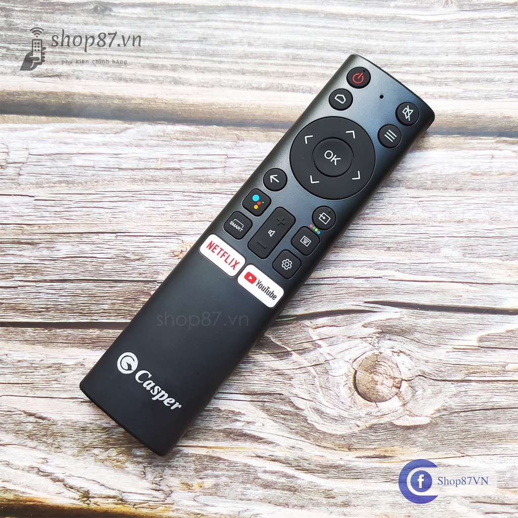 Điều khiển tv Casper giọng nói Remote A1 chính hãng Netflix Shop87.vn ...