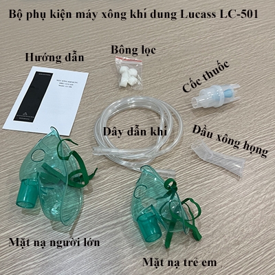 Máy xông khí dung Lucass LC-501 Y TẾ THÁI HƯNG