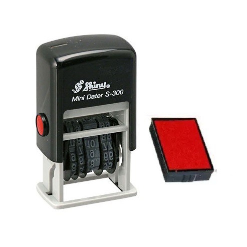 Tăm Bông Dấu Lật Shiny S300-7 ( Màu Đỏ) | Calaco