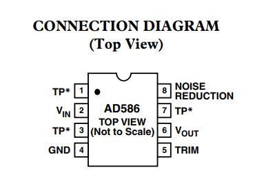 IC tham chiếu điện áp chuẩn 5V AD586ARZ AD586AR AD586 SOP-8 chính hãng Analog devices
