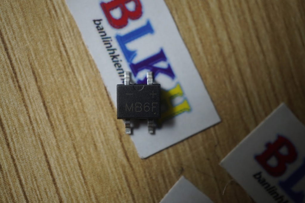 20 diode cầu dán MB6F SOP-4 chính hãng