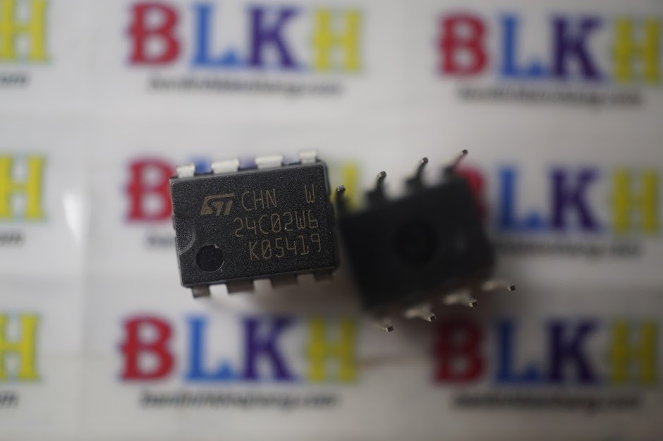 Ic Nhớ Eeprom 24c02wp M24c02 24c02 24c02w6 Dip 8 Chính Hãng