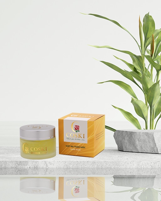 HERB MASK COSKI. COSKI – hạnh phúc từ thiên nhiên
