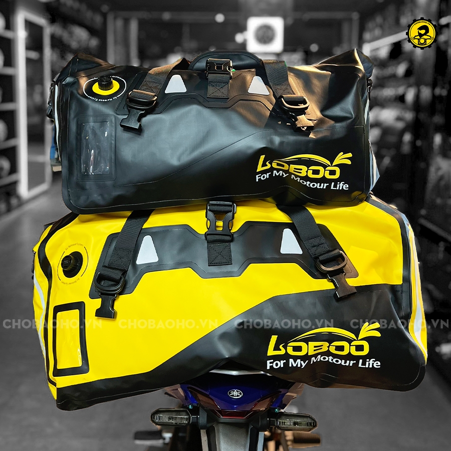 TÚI CHỐNG NƯỚC LOBOO - 40L (NEW) Chợ Bảo Hộ - Đồ Phượt & Bảo Hộ Xe Máy