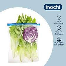 Túi zipper đa năng Shinsen 1L (có khoá kéo loại xanh) Đồ gia dụng Inochi