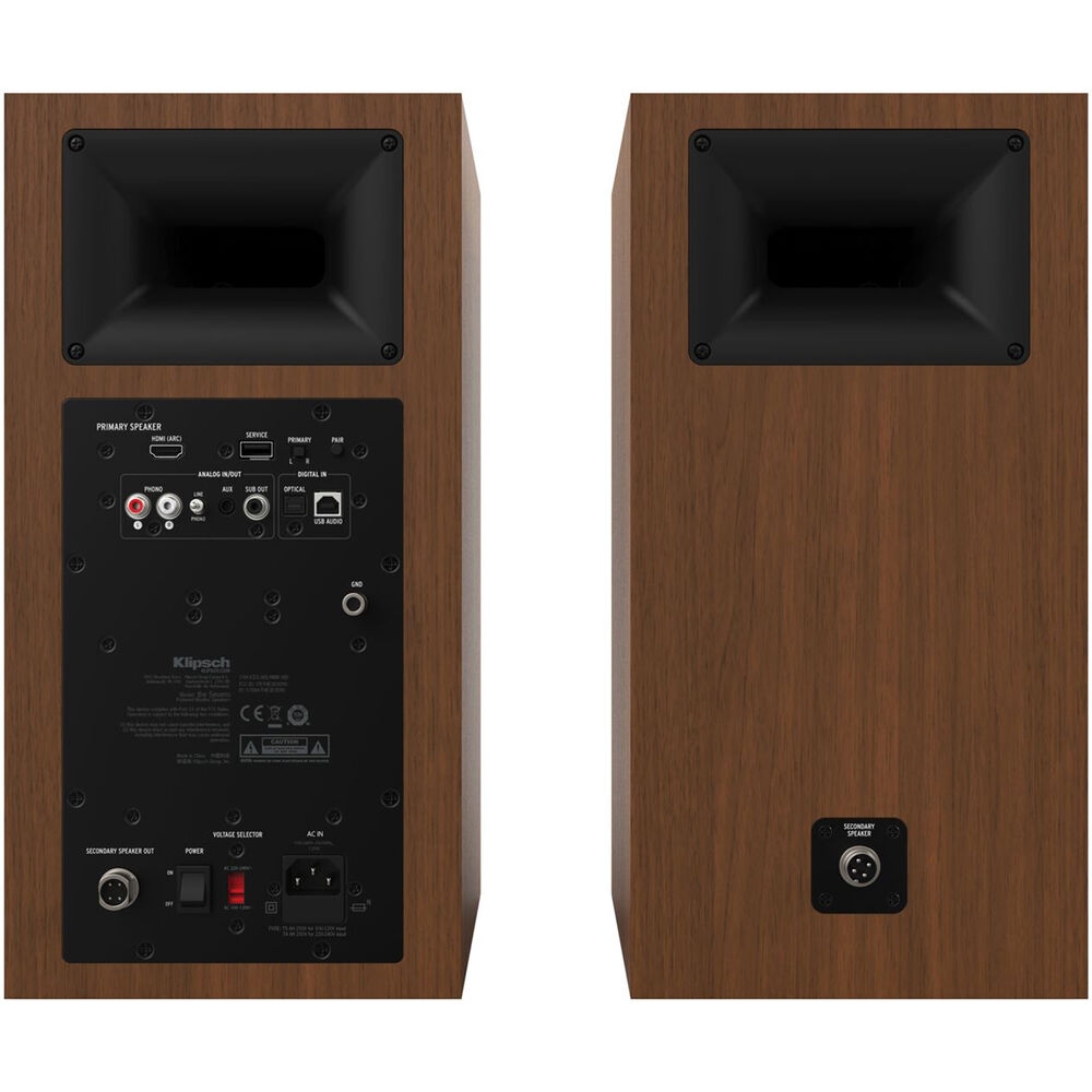Loa tích hợp Ampli Klipsch The Sevens | Công suất 200W - Walnut - Chính ...