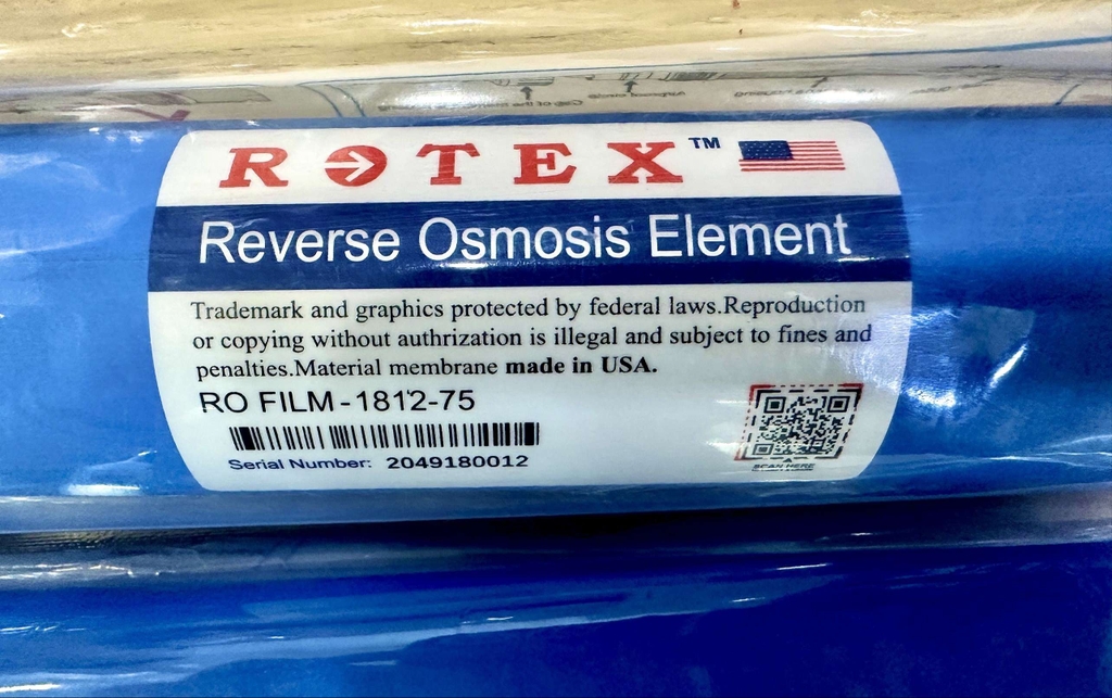 Màng RO chính hãng Rotex 15 vòng 75G - Phương Anh Water