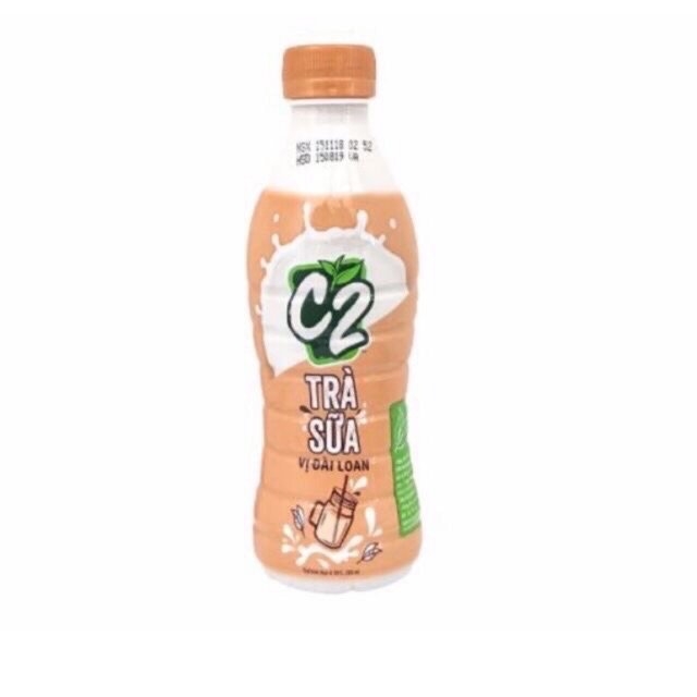 Nước C2 trà sữa vị đài loan chai 280ml Siêu thị tự chọn Sun H Mart