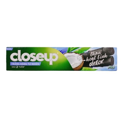 Kem đánh răng Closeup dừa than hoạt tính detox 180g Siêu thị tự chọn ...