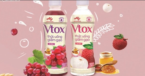 Nước thức uống giấm gạo Vtox 345ml Siêu thị tự chọn Sun H Mart