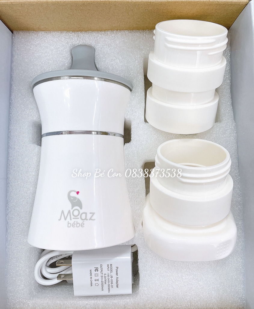Máy hâm sữa di động không dây Moaz MB-041