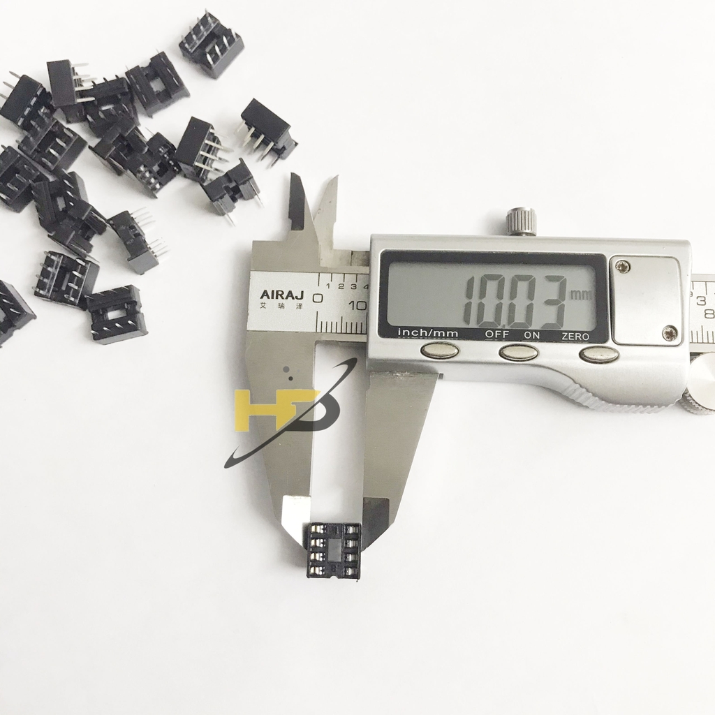 Đế IC 8 Chân Loại Dẹt Chân Cắm Mới