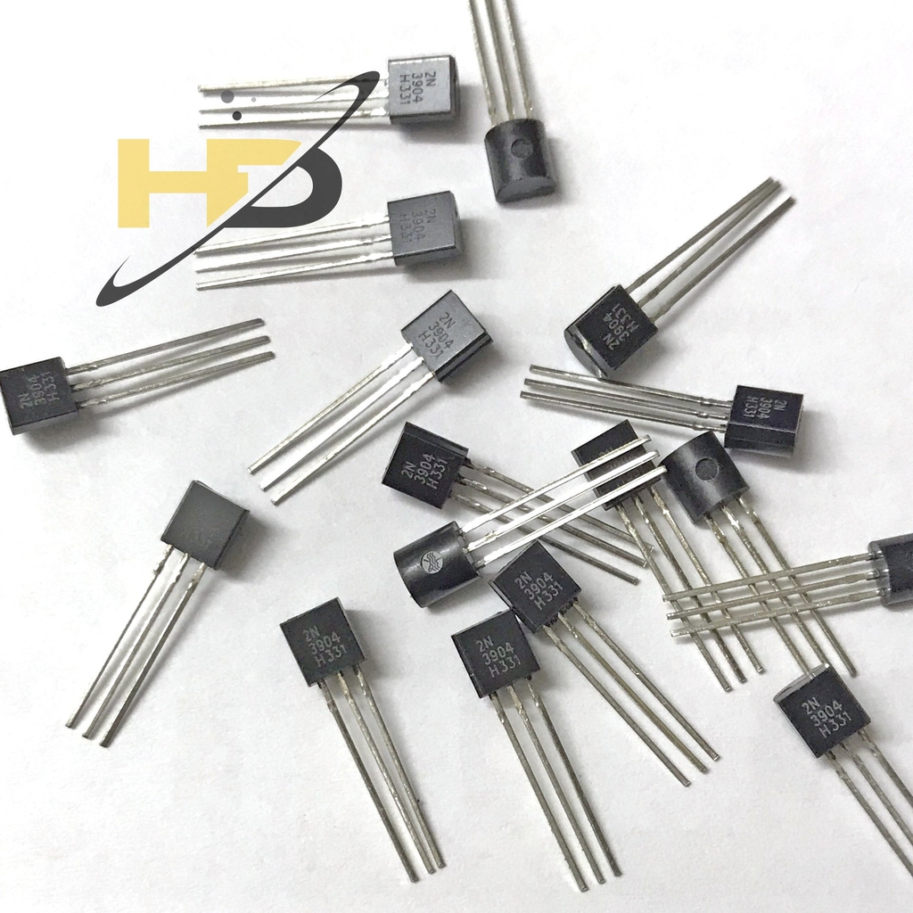 Transistor 2N3904 0.2A 40V TO-92 Chân Cắm Linh Kiện