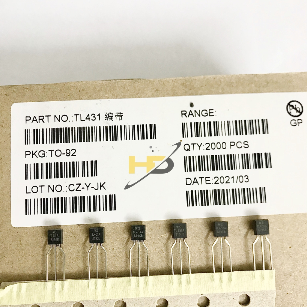 IC Ổn Áp TL431 2.5V - 3.6V Đóng Dây Loại Tốt