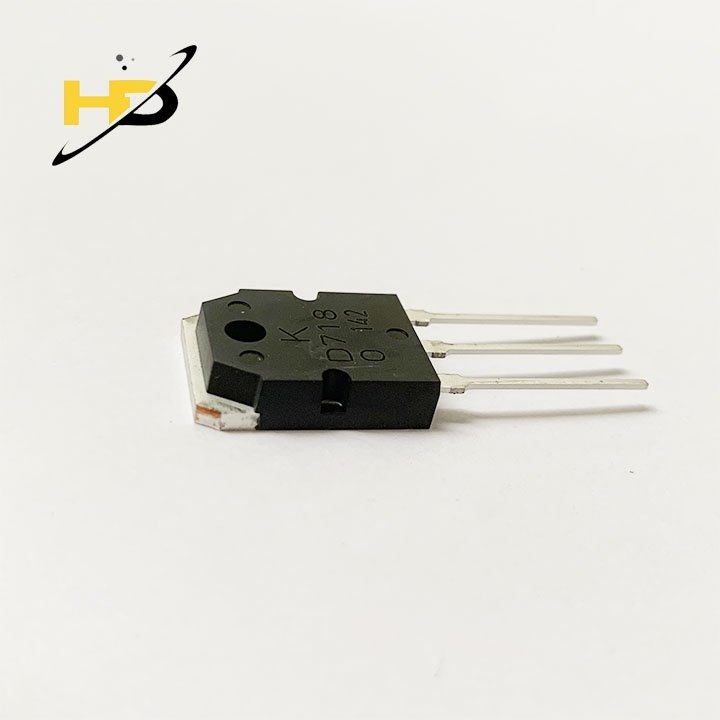 Transistor D718 2SD718 NPN 8A 160V TO-3P KEC Lõi Đồng