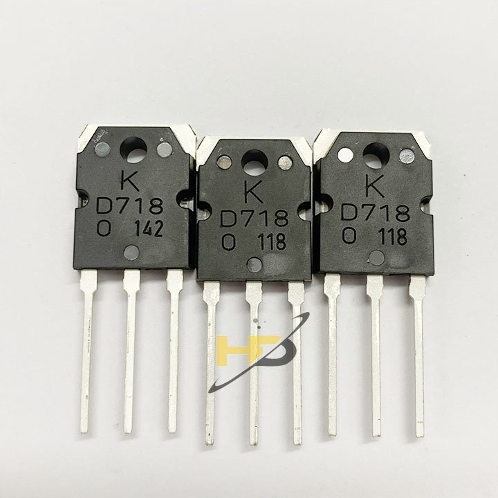 Transistor D718 2SD718 NPN 8A 160V TO-3P KEC Lõi Đồng