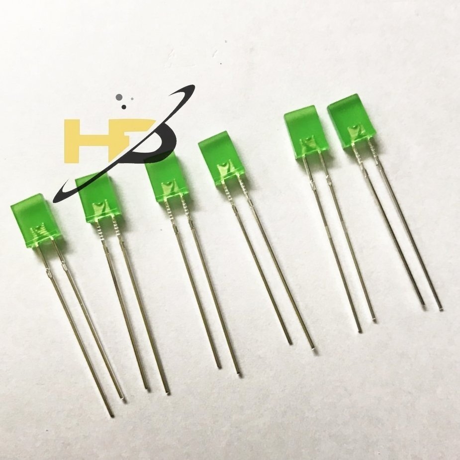 LED Vuông 2 Chân Màu Xanh Lá 2x5x7mm Siêu Sáng