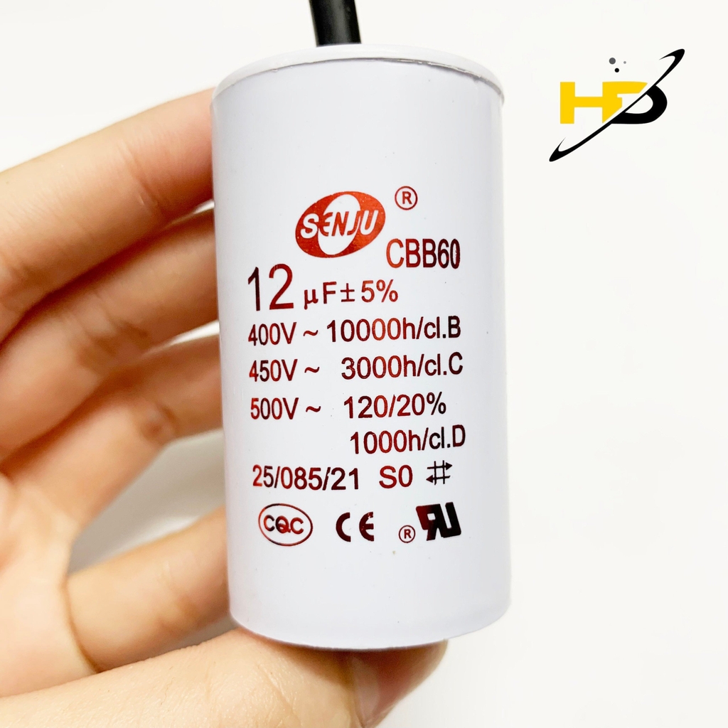 Tụ Khởi Động SENJU CBB60 12uF 450V