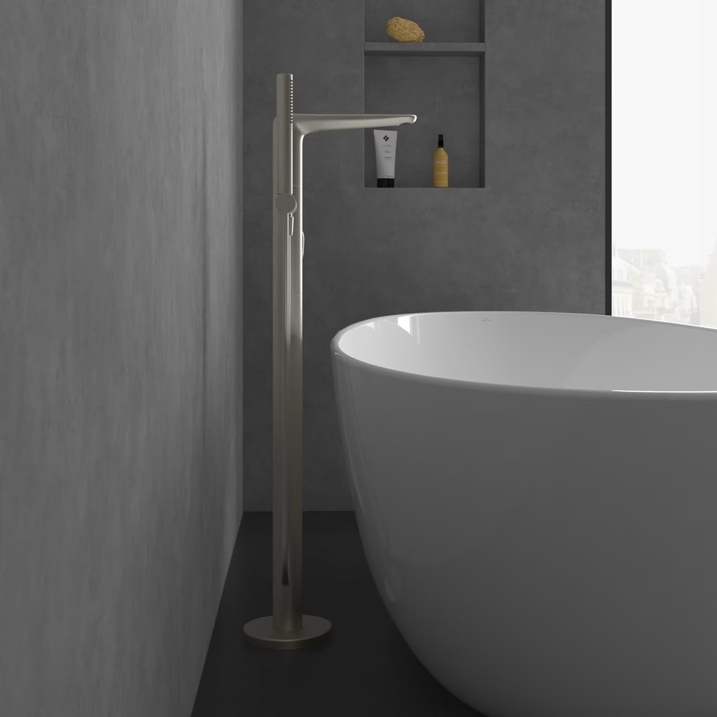 Vòi bồn tắm Villeroy & Boch Antao Single-Lever Bathtub Faucet, brushed ...