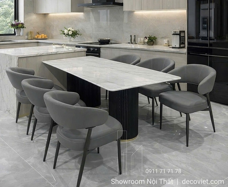 Bộ Bàn Ăn 6 Ghế Đẹp 2888S Cho Chung Cư, Nhà Phố