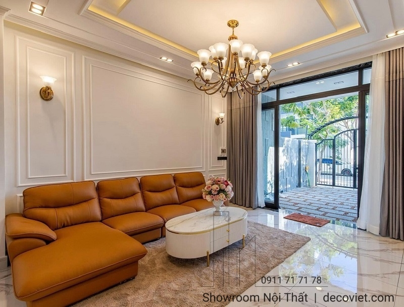 Sofa Da Hiện Đại 812T | Sofa Da Cao Cấp Thiết Kế Sang Trọng