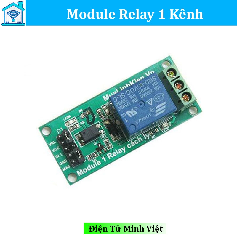 Module Relay 5V 1 Kênh 10A Cách Ly Quang Điện tử Minh Việt