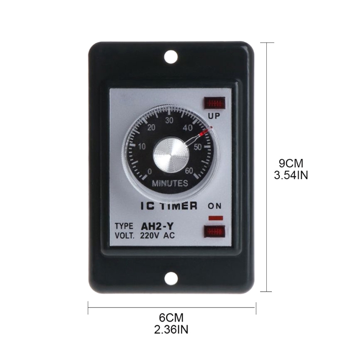 Rơle Thời Gian Cikachi AH2-Y Relay Timer 220V 30s