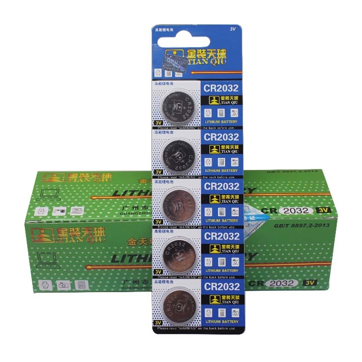 Vỉ 5 Viên Pin Cmos CR2032 3V Loại Tốt