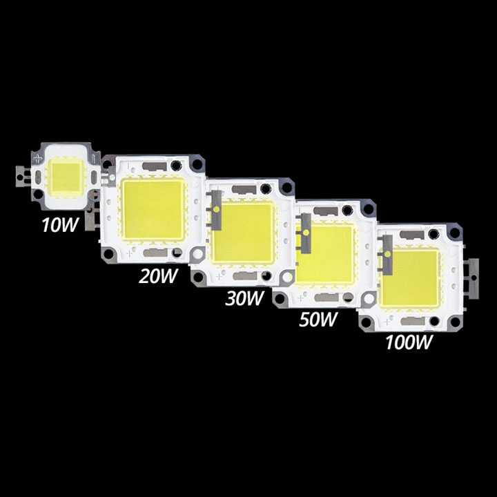 LED Công Suất Cao - Mắt LED Siêu Sáng COB 10W 20W 30W 50W 100W Hai Màu Lựa Chọn