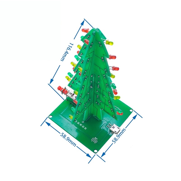 KIT Cây Thông NOEN Tự Ráp 3 Màu