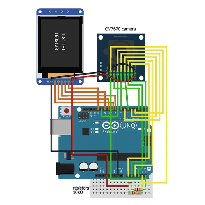Module Camera OV7670 Sử Dụng Cho Arduino