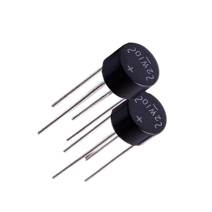Diode Cầu 2A Tròn (DB2W2A 1000V)