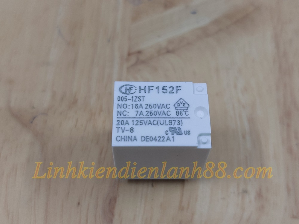 Relay HF152F/005-1ZST 12V 16A/250V 5 Chân Mới Chính Hãng ! Linh Kiện ...