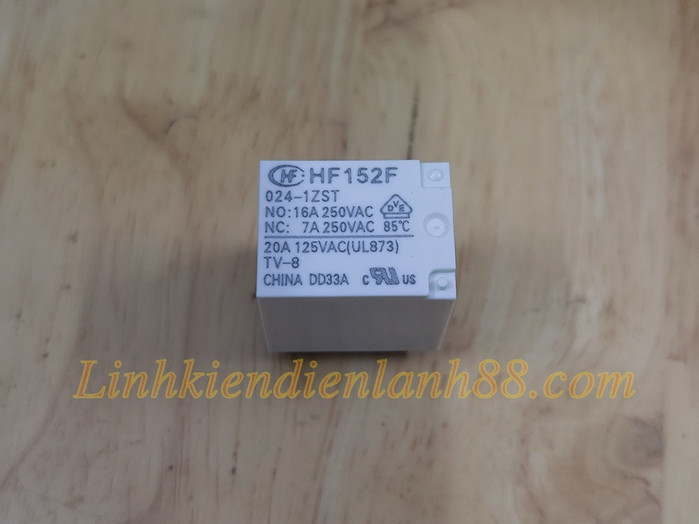 Relay HF152F-024-1ZST 24V 5 Chân Mới Chính Hãng ! Linh Kiện Điện Lạnh 88
