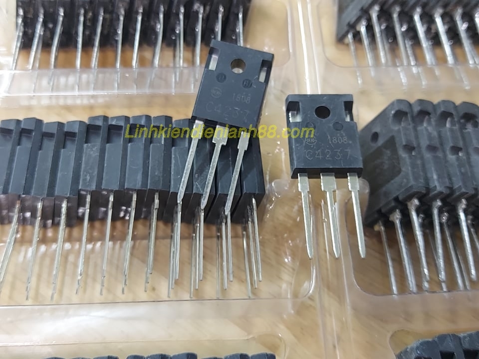 Transistor 2SC4237 C4237 NPN 10A/800V TO-3P tháo máy chân dài ! Linh ...