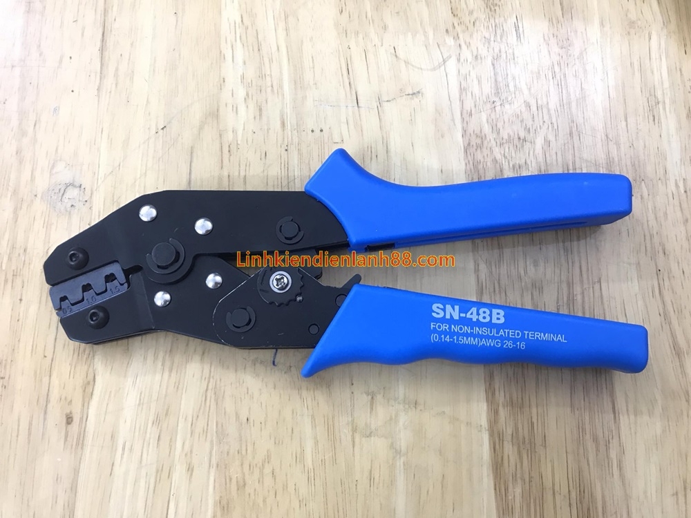 Kìm Bấm Cốt SN-48B 2.8/4.8/6.3mm mới 10%. (Kìm bóp cốt, kìm kẹp cốt ...