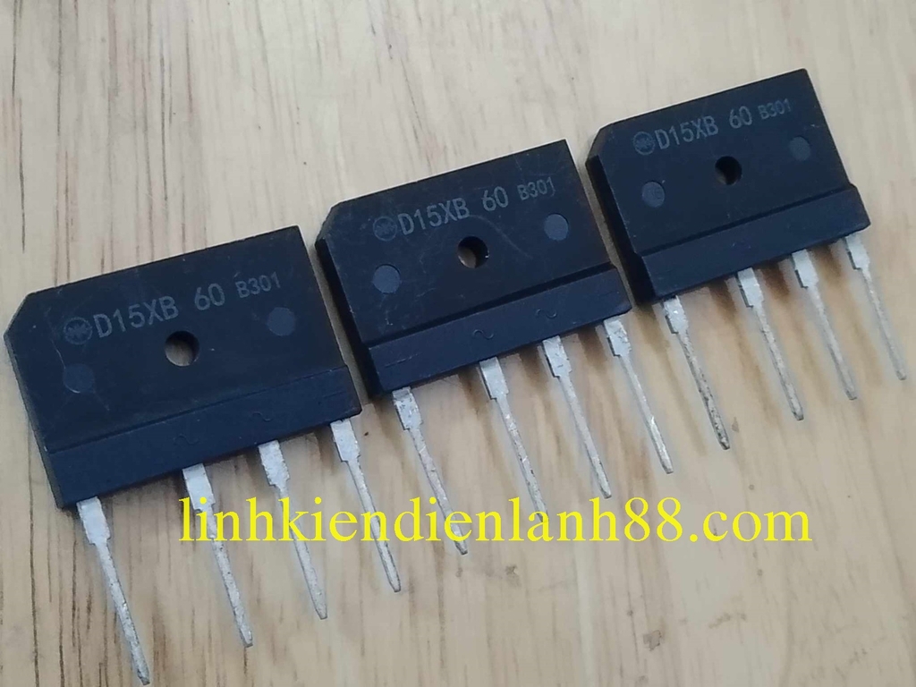DIode cầu D15XB60 15A 600V SIP-4 chính hãng Shindengen Mới Linh Kiện ...