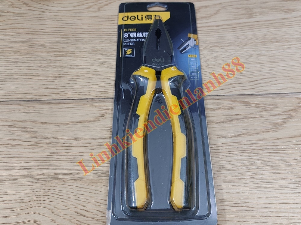 Kìm Deli DL2008- 21CM hàng mới chính hãng Linh Kiện Điện Lạnh 88