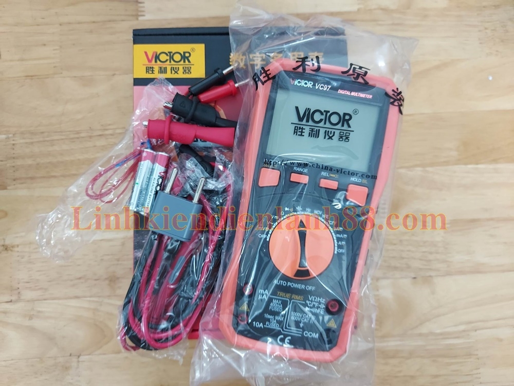 Đồng Hồ Vạn Năng VICTOR VC97 Mới, Chính Hãng 100%. Linh Kiện Điện Lạnh 88