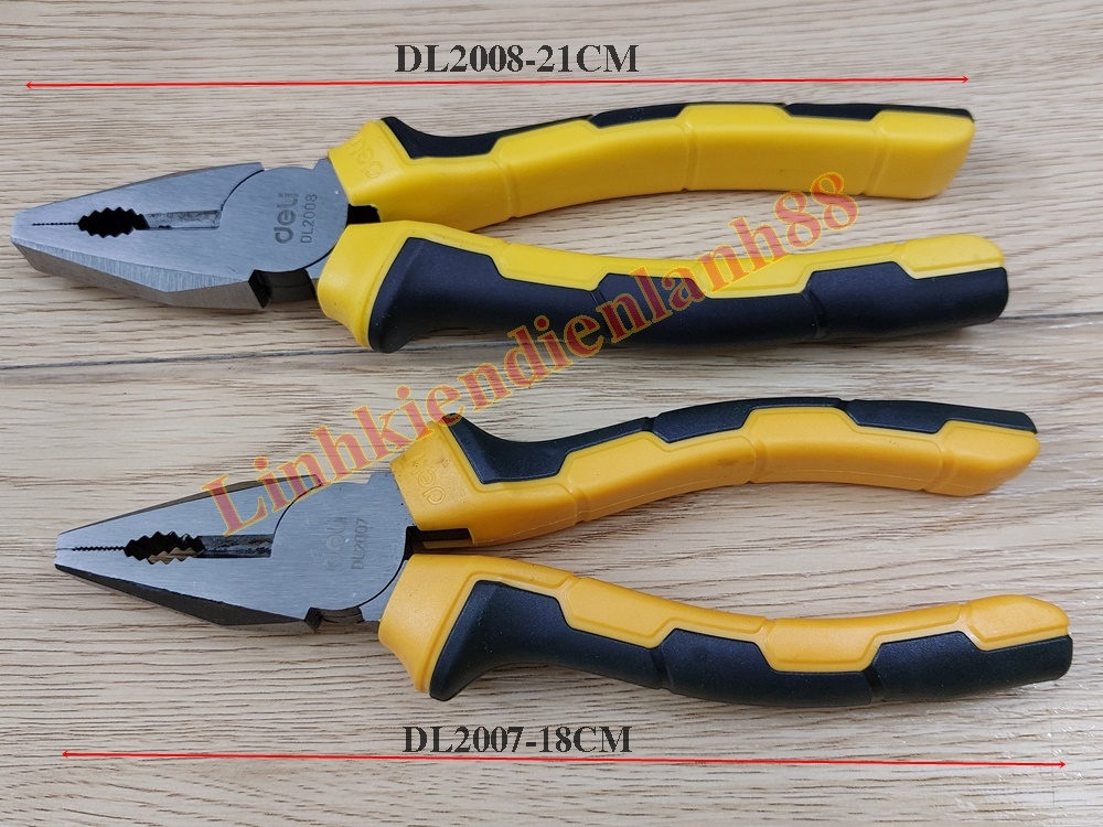 Kìm Deli DL2008- 21CM hàng mới chính hãng Linh Kiện Điện Lạnh 88