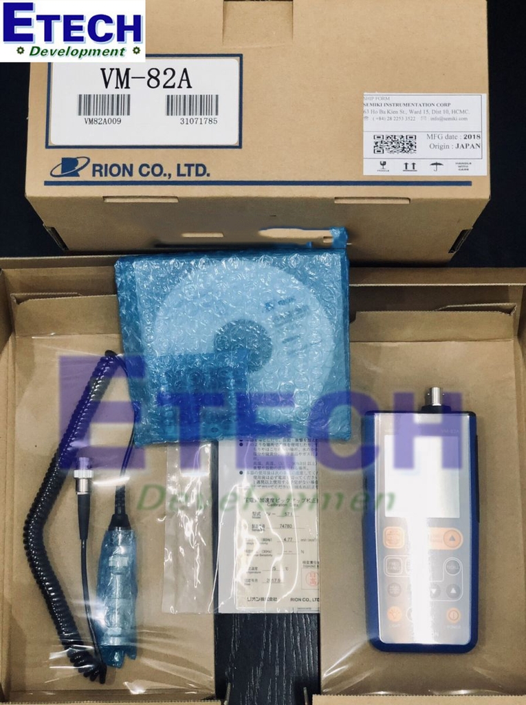 Máy đo độ rung Rion VM-82A - Etech