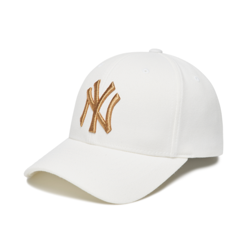 Mũ MLB Lưỡi Trai Big Logo NY Gold [ 3ACPIG01N-50WHS ] | CITISHOP