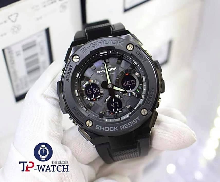 G-SHOCK GST-S100G-1B BLACK G-STEEL (Năng lượng mặt trời) | GST-S100G-1BDR