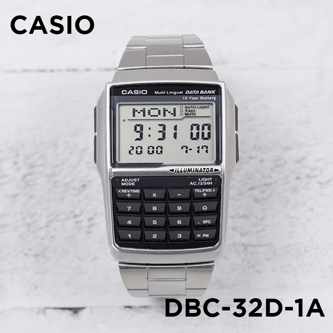 CASIO STANDARD DBC-32D-1ADF Dây Thép | DBC-32D-1A