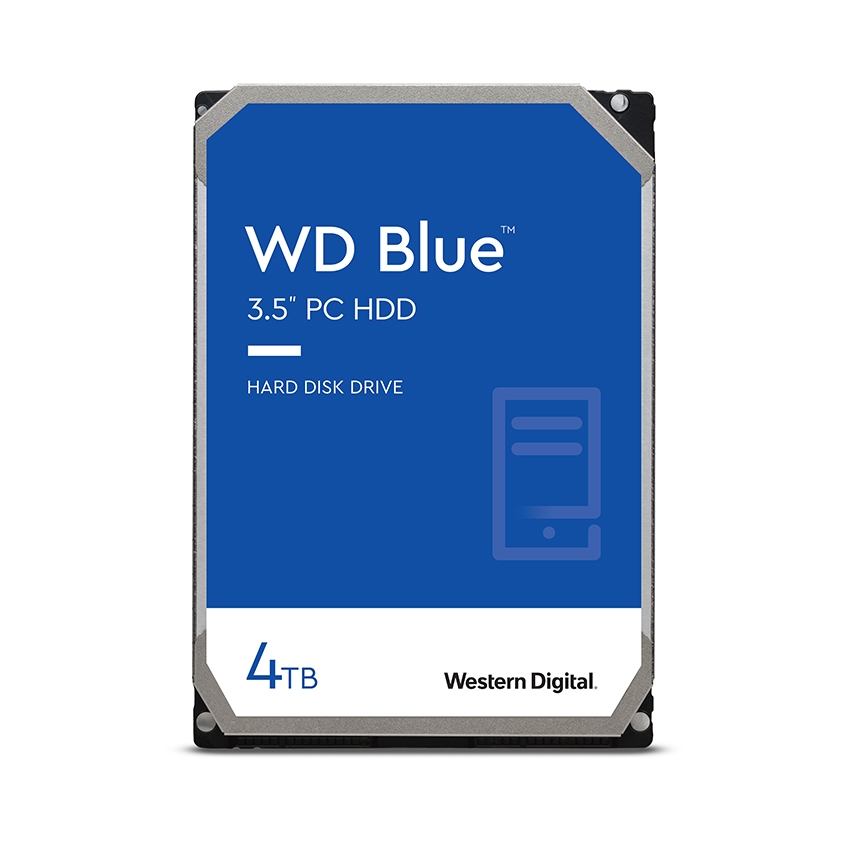 Ổ CỨNG HDD WESTERN DIGITAL 4TB BLUE (WD40EZAX) (5400RPM/256MB CACHE/3.5 ...