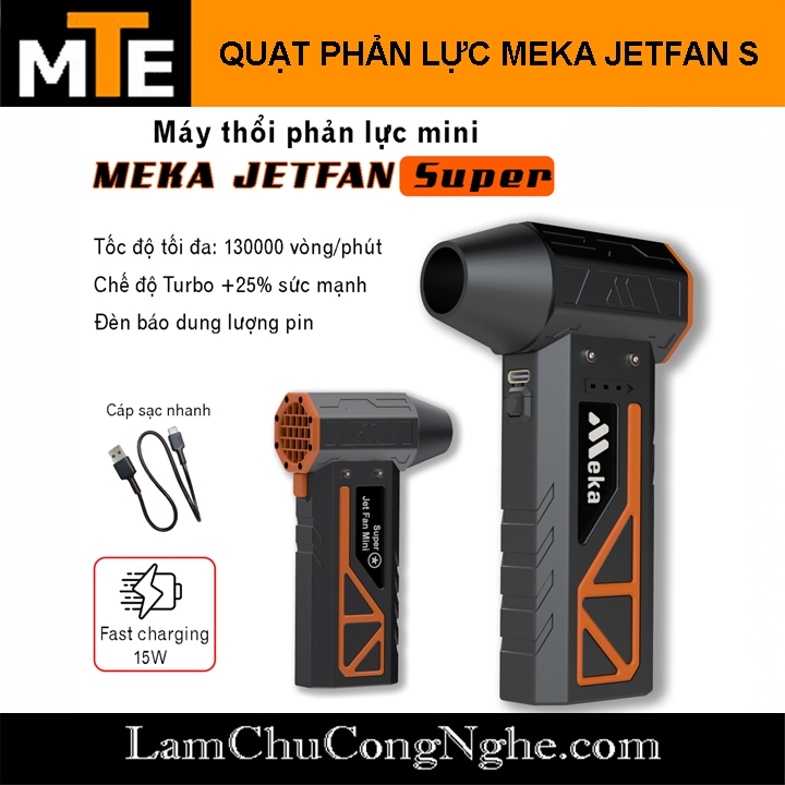 Quạt phản lực - máy thổi công suất lớn Meka Jetfan V2 MTE